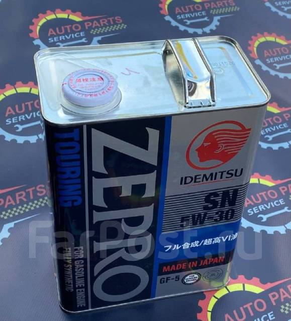 Idemitsu Zepro Touring 5W-30, синтетическое, 4,00 л. SL, SM, SN, SN ...