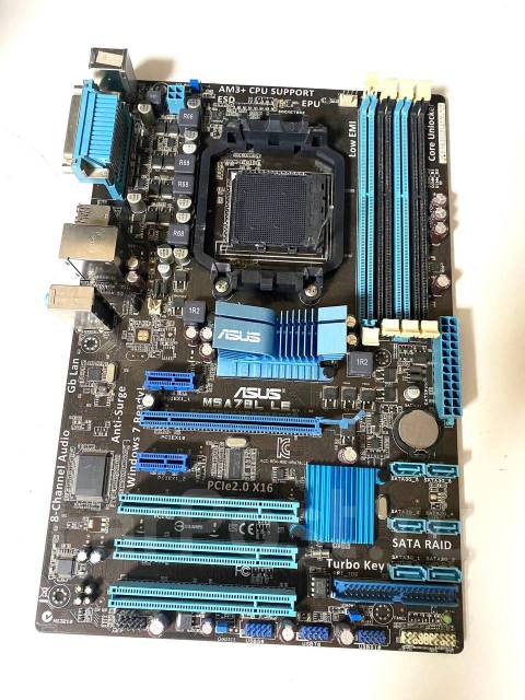 Материнская плата AM3+, Asus, б/у, в наличии. Цена: 2 999₽ в Уссурийске
