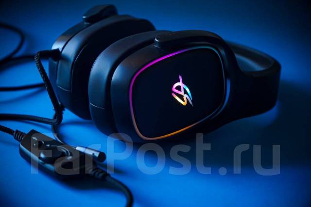 Проводные геймерские наушники (гарнитура) DEXP GH-300 Rainbow (новые ...