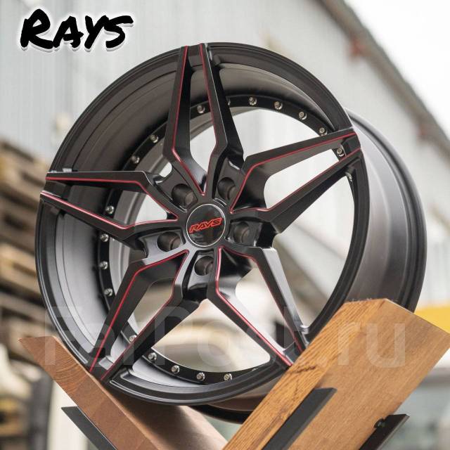 Комплект новых литых дисков ''18 5x114.3 RAYS, 18", 1 шт, 73,1 мм. 4 шт ...