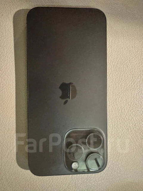 IPhone 15 pro max, 256 гб, 6.70", моноблок, черный, б/у, в наличии ...