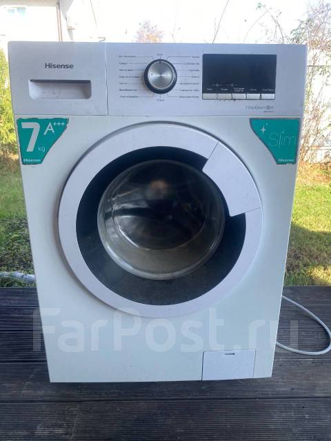 Стиральная машинка, Hisense, 7,0 кг, б/у, в наличии. Цена: 3 000₽ во ...