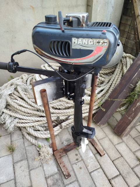 Лодочный мотор Hangkai 3,5HP. 2-х тактный, 3,50 л.с. S (381 мм), бензиновый, 2-тактный ...
