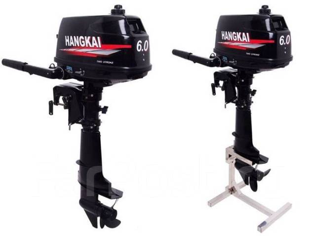 Мотор Лодочный Hangkai 6.0, 6,00 л.с. S (381 мм), 2024 год, бензиновый, 2-тактный, румпельное ...