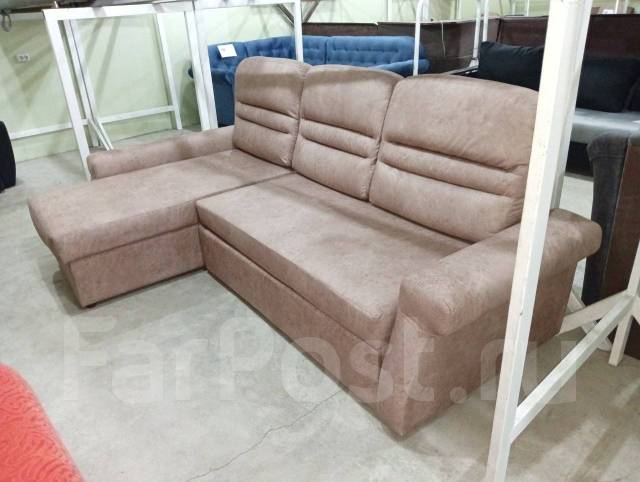 Диван угловой. Доставка бесплатно, ткань, б/у, в наличии. Цена: 38 000 ...