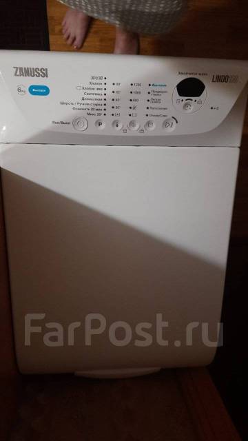 Машинка стиральная, Zanussi, 6,0 кг, б/у, в наличии. Цена: 3 000₽ во ...