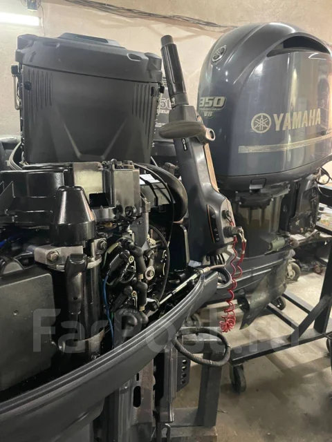Лодочный мотор Yamaha 40 JET на водамёте румпель, 40,00 л.с. L (508 мм ...