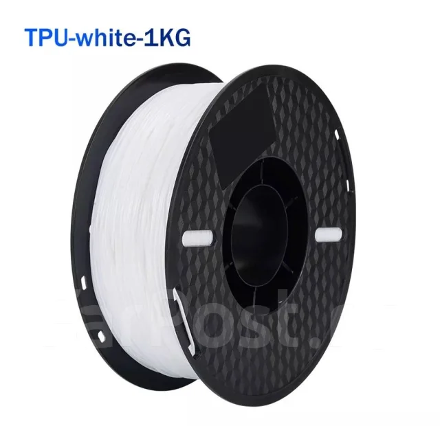 Пластик для 3D принтера Geeetech TPU 1,75мм.1кг. Белый "Товарка", в ...