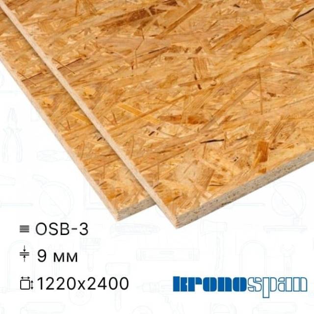 Фанера OSB-3 6мм/9мм/12мм/15мм/18мм 1220 х 2440 (ОСП, ОСБ), в наличии ...