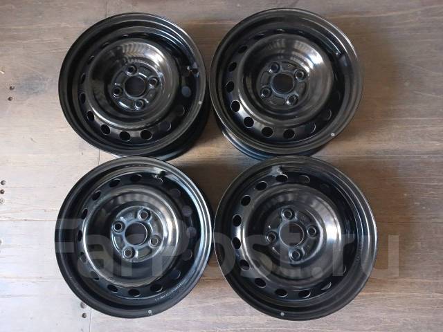 Комплект дисков (4x100) R14. Без пробега по РФ, Black, 14", 1 шт ...