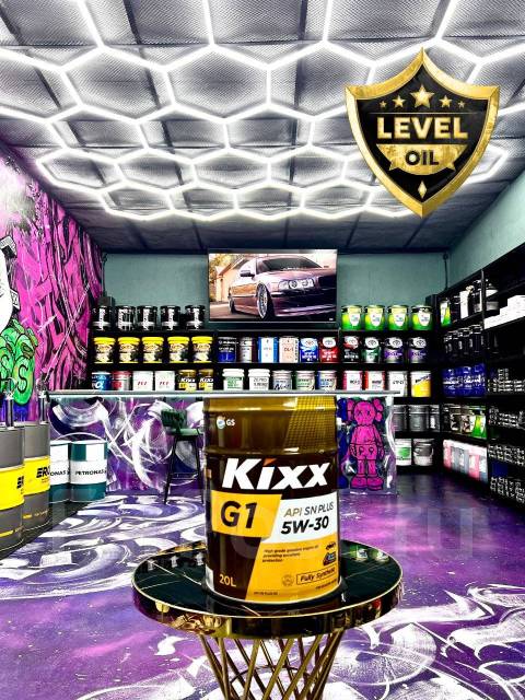 Kixx G1 5W-30 SN PLUS Масло синтетическое, 1,00 л. бензин, для легковых ...