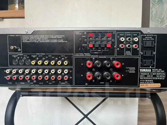 Yamaha avx-590 dsp, б/у, в наличии. Цена: 8 000₽ во Владивостоке