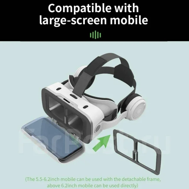 VR очки виртуальной реальности Shinecon SC-G15E для смартфона Черные ...