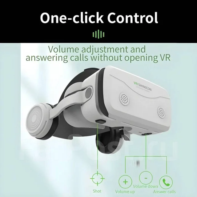 VR очки виртуальной реальности Shinecon SC-G15E для смартфона Черные ...