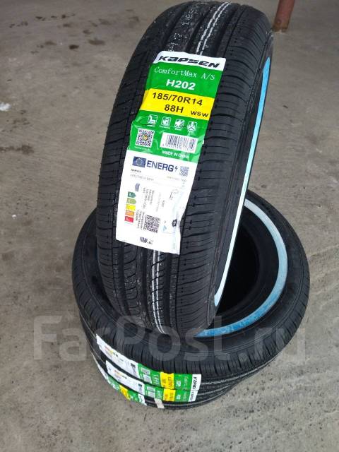 Kapsen ComfortMax A/S H202, 185/70R14, 14", 1 шт, 185 мм, 70 %, радиальный, летние, без шипов ...