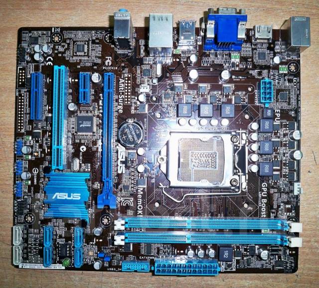 Мат. плата LGA1155 2DDR3(1600Mhz) 1PCI-Ex16 ASUS-P8H77-M-LE(Intel H77 ...