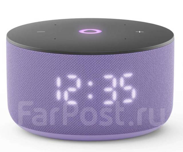 Колонка умная Яндекс станция Алиса Мини 3 с Часами Лиловая, новый, под ...