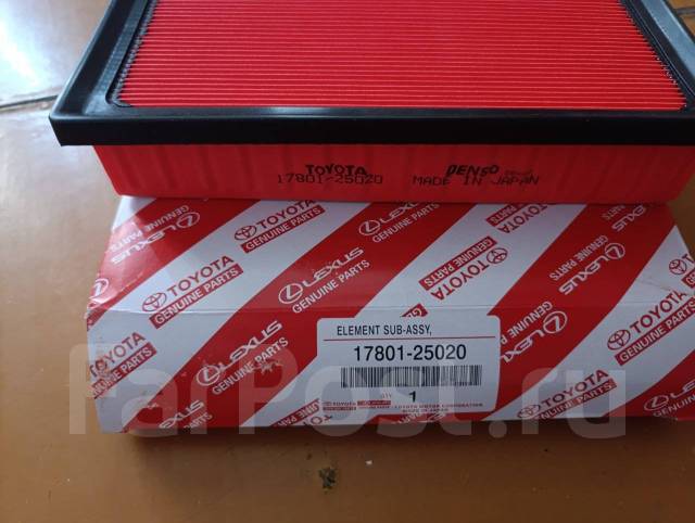 Фильтр воздушный 1780125020 для Toyota Harrier, Camry, RAV4, Lexus ...