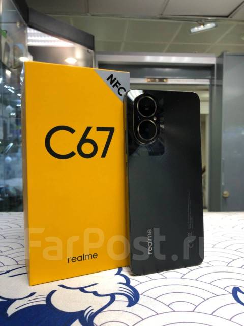 Смартфон Realme C67 8/256 ГБ NFC/Черный/iStyle, 6.72", моноблок, 4G LTE, б/у, в наличии. Цена ...