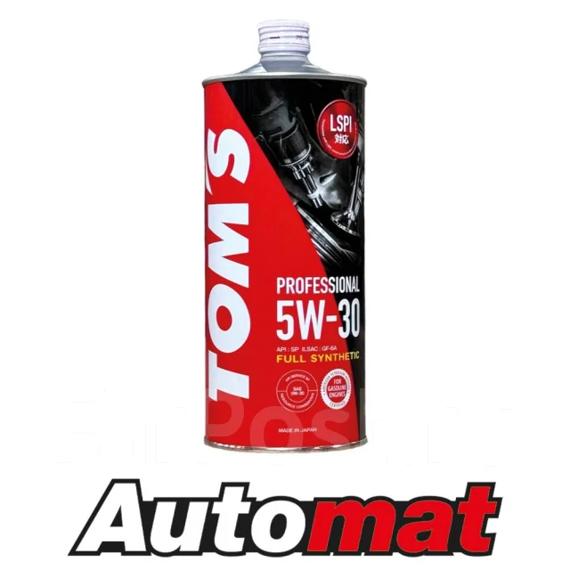 Масло моторное TOM`S Professional SP GF-6A 5W-30 1л, Tom's ...