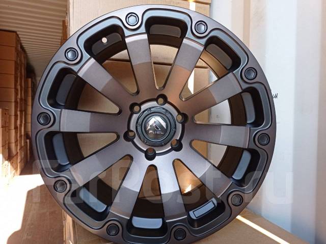 Диск FUEL 20x9J 6x139,7 ET-12 D110 BLK POL 1442, 20", 1 шт, 6x139.7, 17,30 кг. 110,0 мм. 4 шт ...