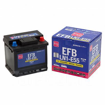 Аккумулятор FQ 55Ah EFB LN1-E55, FQ Fujito Quality, 55 А.ч. новый, в наличии. Цена: 10 200₽ в ...