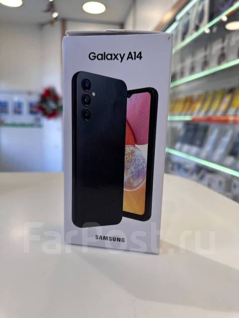 Смартфон Samsung Galaxy A14 4G 4/64GB Black! Уценка, 64 гб, 6.60", моноблок, черный, 4G LTE ...