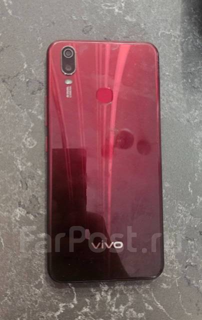 Смартфон Vivo Y11 3/32gb, 32 гб, 6.35", моноблок, красный, 3G, 4G LTE, Dual-SIM, б/у, в наличии ...
