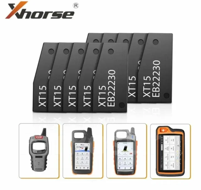 Чип ключ транспондер 10шт. Для XT 15 KEY/WDI Mini Key Tool, новый, в ...