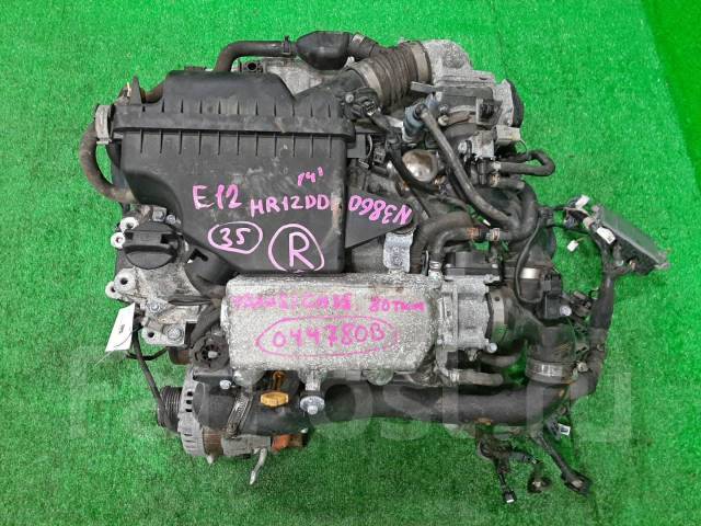 Двигатель Nissan NOTE, E12, HR12DDR; N3860 [074W0087329] купить во Владивостоке по цене: 20 000 ...
