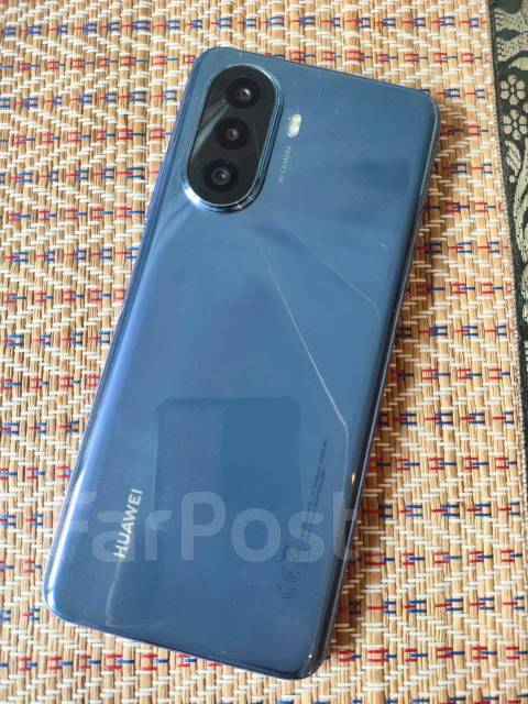 Huawei Nova Y70 128gb, 6.75", моноблок, синий, 3G, 4G LTE, Dual-SIM, б ...