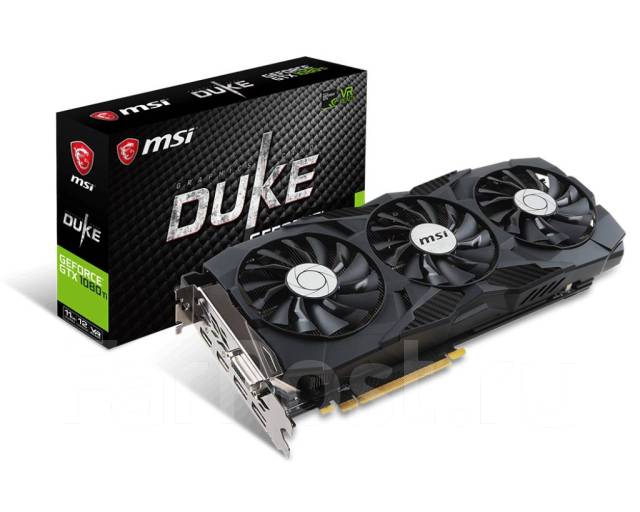 Видеокарта 1080ti duke, б/у, в наличии. Цена: 17 000₽ во Владивостоке