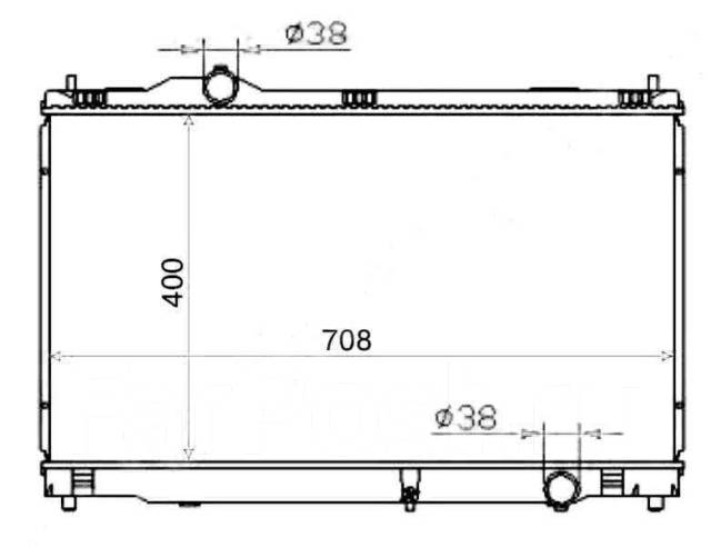 Радиатор Toyota MARK X 2004- X12# 3GR 4GR Китай 16400-31370 купить в ...