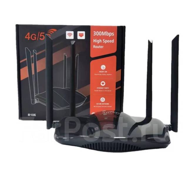 Роутер Wi-Fi с Sim картой R106(для дома, дачи, гаража), новый, в наличии. Цена: 3 900₽ во ...