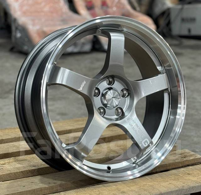 Комплект новых дисков Advan GT 17 дюймов, 17", 1 шт, 5x100, 73,1 мм. 4 ...