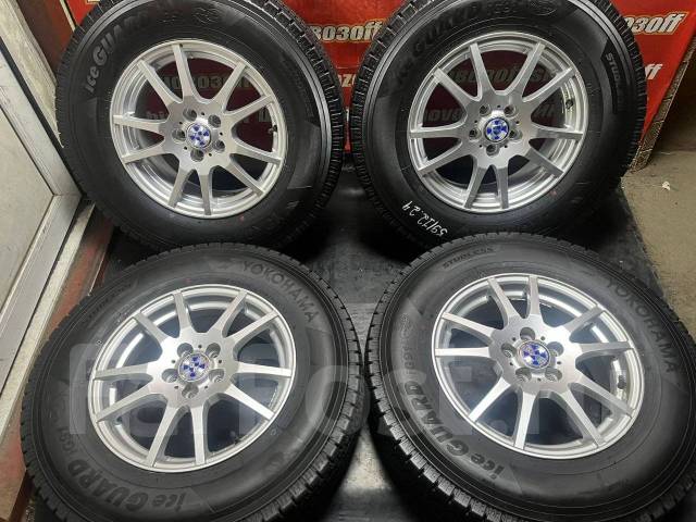 Комплект дисков Weds R15 PСD 5х100, OFF+43, 6J из Японии, 15", 1 шт, 5x100, 73,1 мм. 4 шт, б/у ...