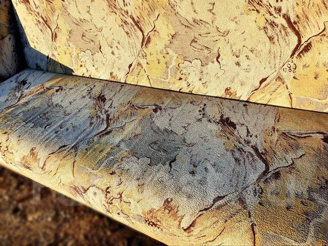 Диван и два кресла ткань бежевый оранжевый б у в наличии Цена 3