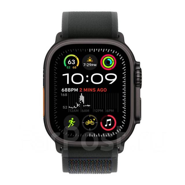 Apple Watch Ultra 2 Black Titanium 49MM Alpine Loop Dark Green.iStudio ...