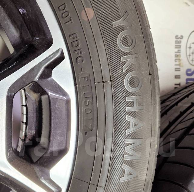 Диски Enkei XV R17 7.0 +55 5Х100 + шины Yokohama 225/60R17 (ЛЕТО ), 17 ...