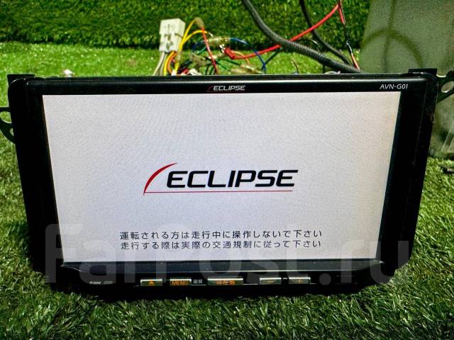 Магнитола + карта Fujitsu ten. Eclipse AVN-G01 Voltz ZZE138 55/5, 2 DIN — 178x100 мм, б/у, в ...