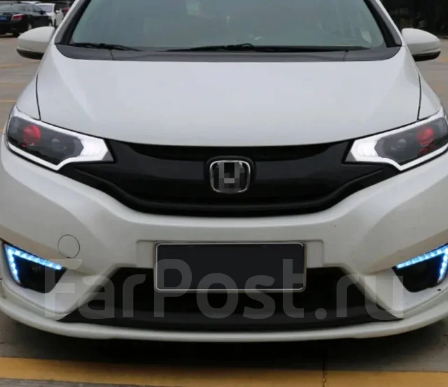 Фары тюнинг на Honda Fit, Jazz GK, GP 2014-2020, 2 Линзы купить во ...