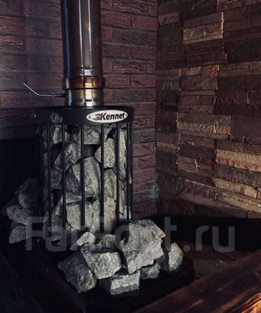 Баня на дровах, банный чан, мангальная зона, большая теплая беседка