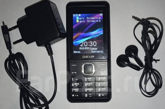Сотовый телефон DEXP Larus M8 б. у, 2.40", моноблок, б/у, в наличии. Цена: 699₽ во Владивостоке
