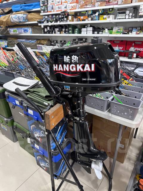 Мотор Hangkai 6.0л. с, 6,00 л.с. S (381 мм), 2025 год, бензиновый, 2-тактный, румпельное ...