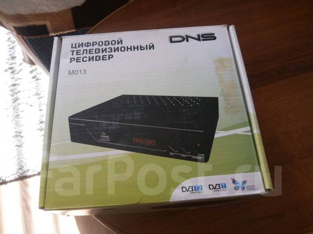 DVB-T2 с функцией записи на USB, DNS MO13, новый, в наличии. Цена: 799₽ во Владивостоке