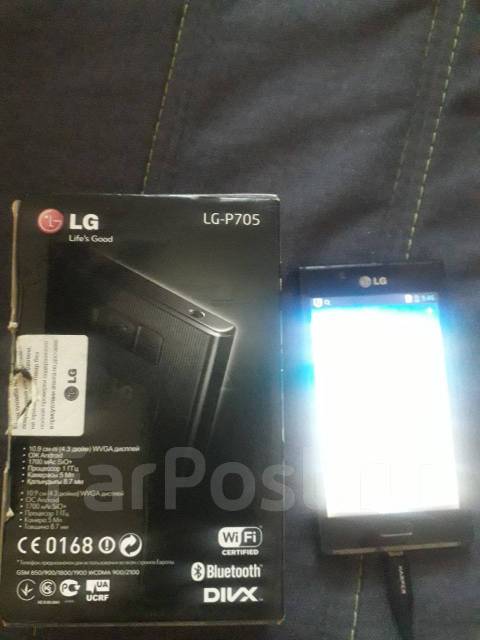 Мобильный телефон LG-P705, LG Optimus L7, до 8 гб, 4.30", моноблок ...