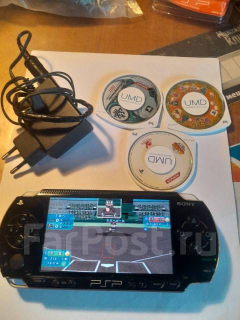 Sony PSP 1006 + игры Япония, б/у, в наличии. Цена: 3 000₽ во Владивостоке