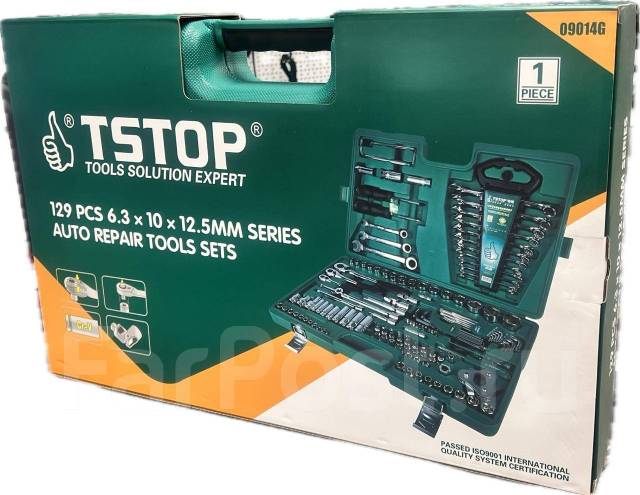 Набор инструментов Tstop. 129 пр. 09014GTS, новый, в наличии. Цена: 23 ...