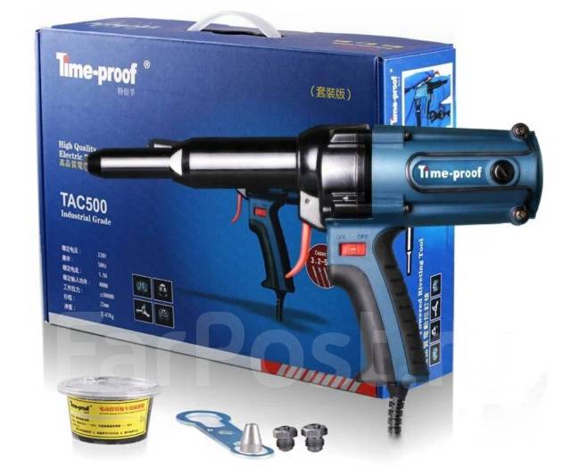 Заклепочник электрический Time-Proof TAC 500, от сети, новый, в наличии. Цена: 11 500₽ во ...