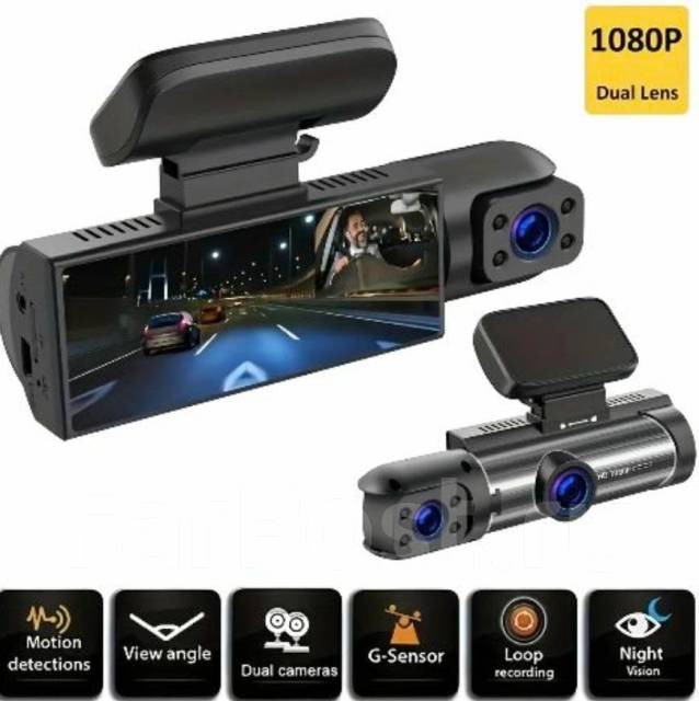 Видеорегистратор автомобильный 2 камеры Traffic Recorder, новый, в ...